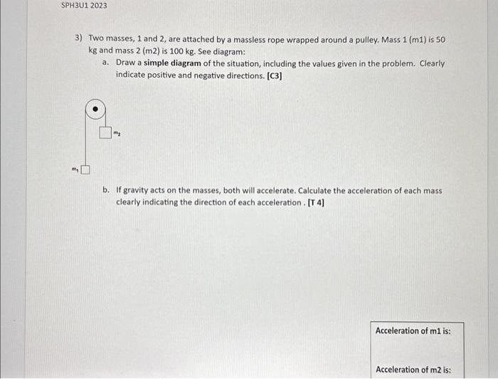 Solved Part B: Short Answer and Problem Solving 1) For the | Chegg.com