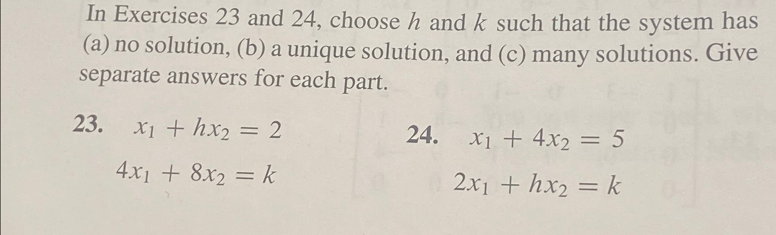 Solved In Exercises 23 ﻿and 24, ﻿choose h ﻿and k ﻿such that | Chegg.com