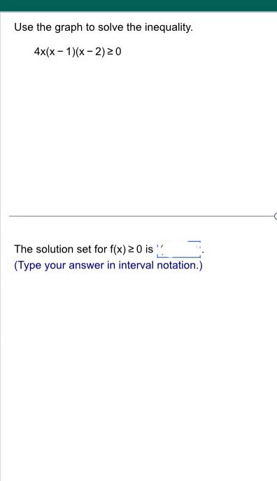 Solved Use the graph to solve the | Chegg.com