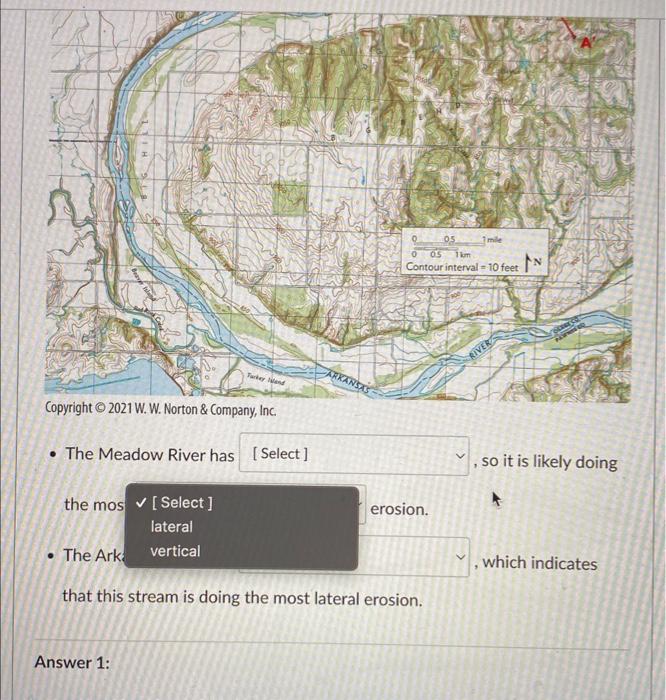 Solved EXERCISE 11.5: Comparing Stream Valleys FIGURES 11.11 | Chegg.com