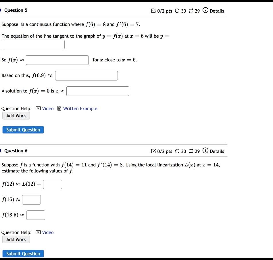 Solved Suppose is a continuous function where f(6)=8 and | Chegg.com