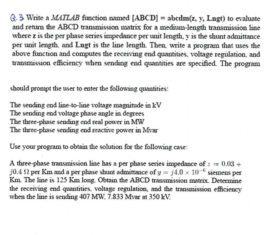Solved Using Matlab Coding I Need Typing Input And Inside 1979