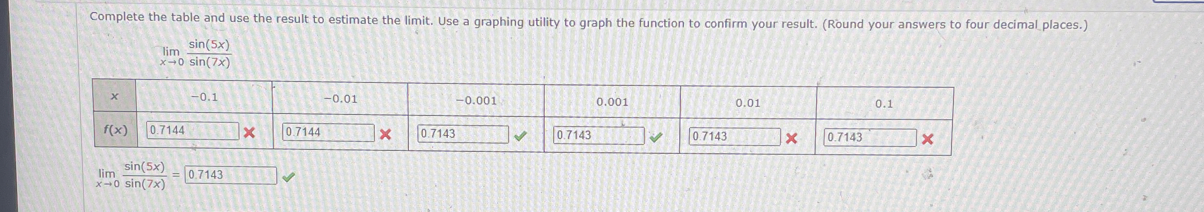 Solved Complete the table and use the result to estimate the | Chegg.com