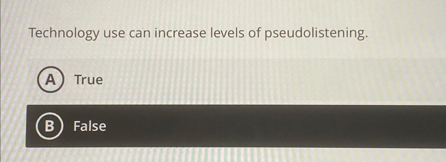 Solved Technology use can increase levels of | Chegg.com