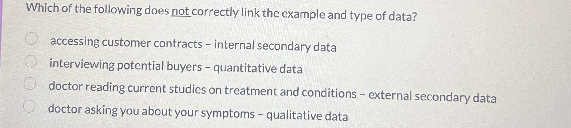 Solved Which of the following does not correctly link the | Chegg.com