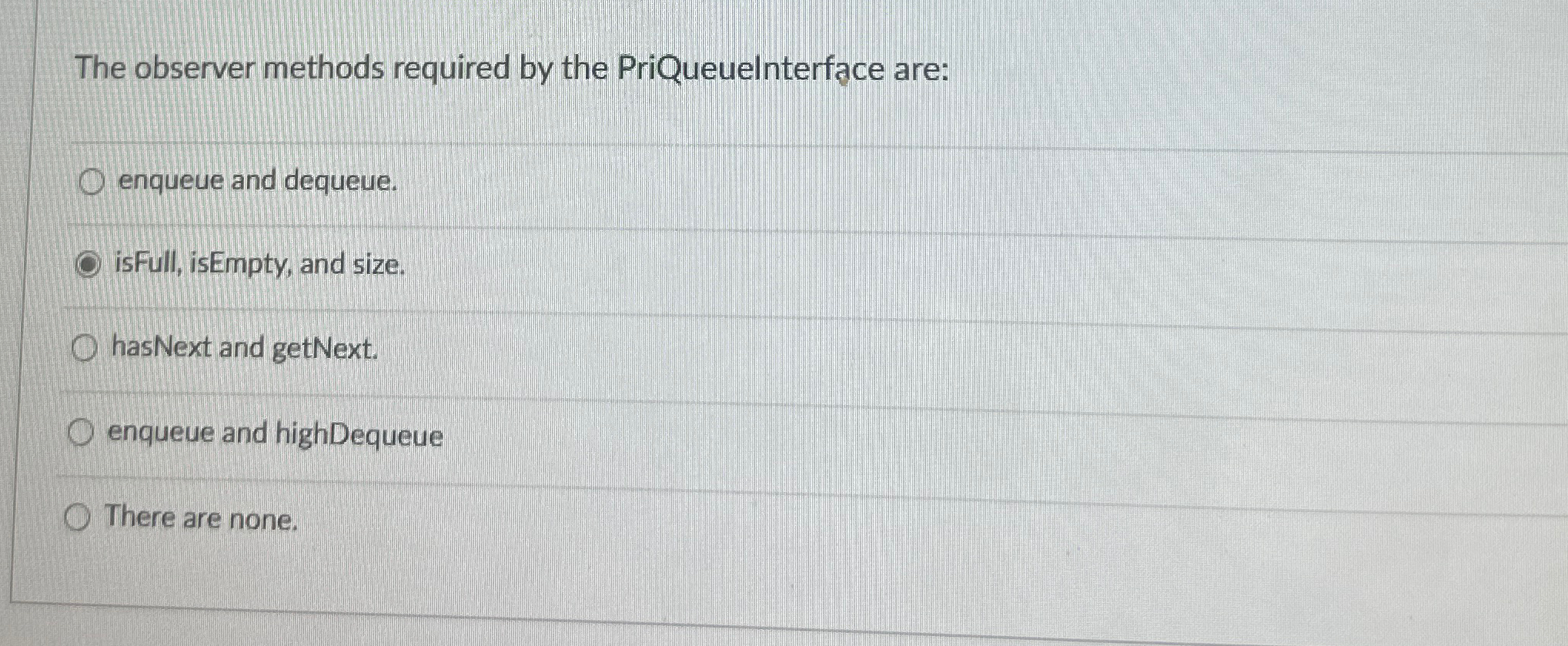 Solved The observer methods required by the | Chegg.com
