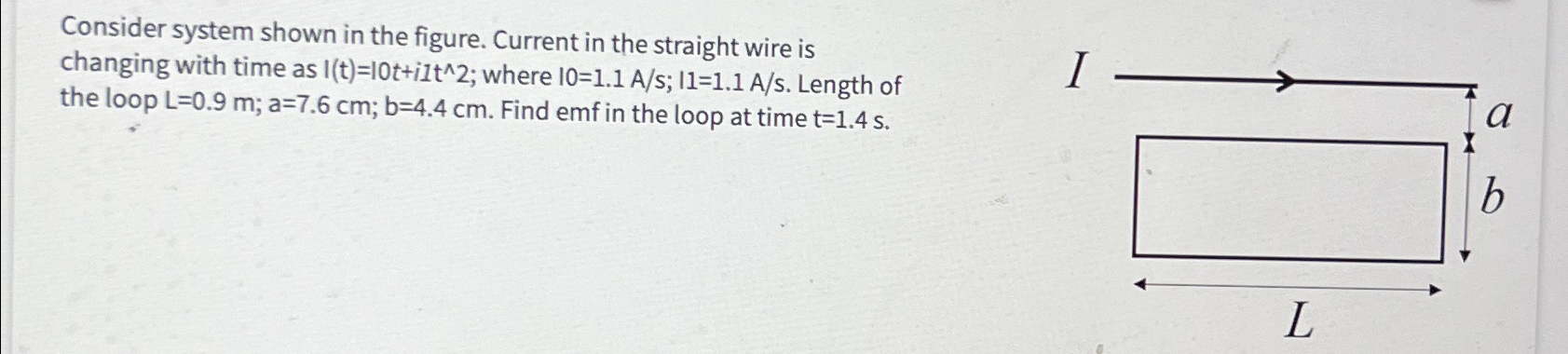 Solved Consider system shown in the figure. Current in the | Chegg.com