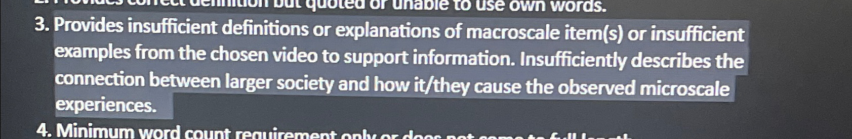 Provides insufficient definitions or explanations of | Chegg.com