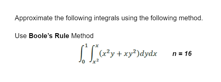 Solved Approximate the following integrals using the | Chegg.com