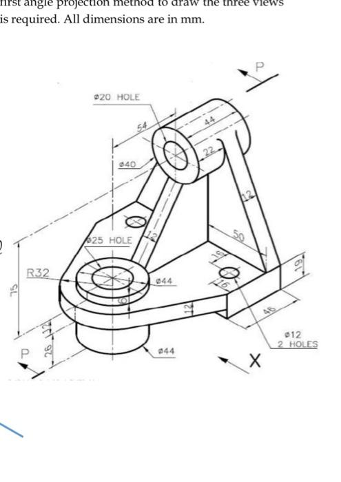 Solved For the following objects, apply the first angle | Chegg.com