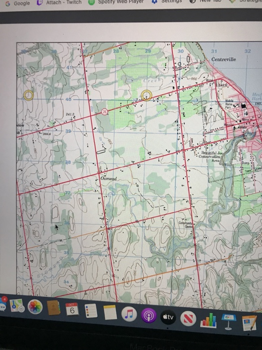 11. In the upper left of the map (Meaford.pdf), there | Chegg.com