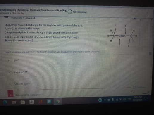 Solved 9/20 answered uestion Bank: Theories of Chemical | Chegg.com Solved 9/20 answered uestion Bank: Theories of Chemical | Chegg.com