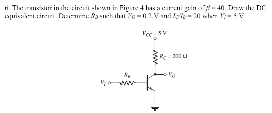 Solved please Draw the DC equivalent circuit | Chegg.com