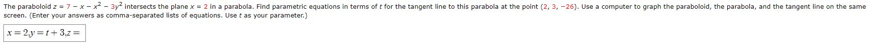 Solved screen. (Enter your answers as comma-separated lists | Chegg.com