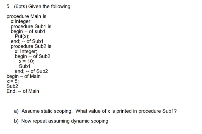 Solved Chapter 5 and Python 50 Pts 1. (5pts) What is the | Chegg.com