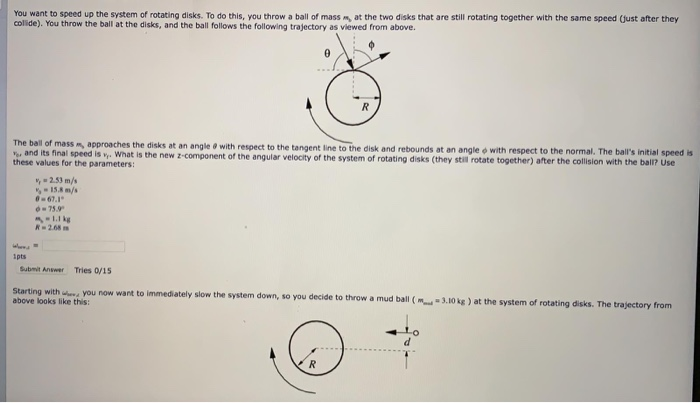 Solved Two disks are initially spinning, one above the other | Chegg.com