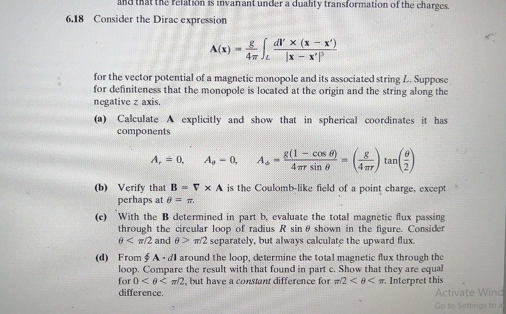 Solved 6.18 Consider the Dirac expression | Chegg.com
