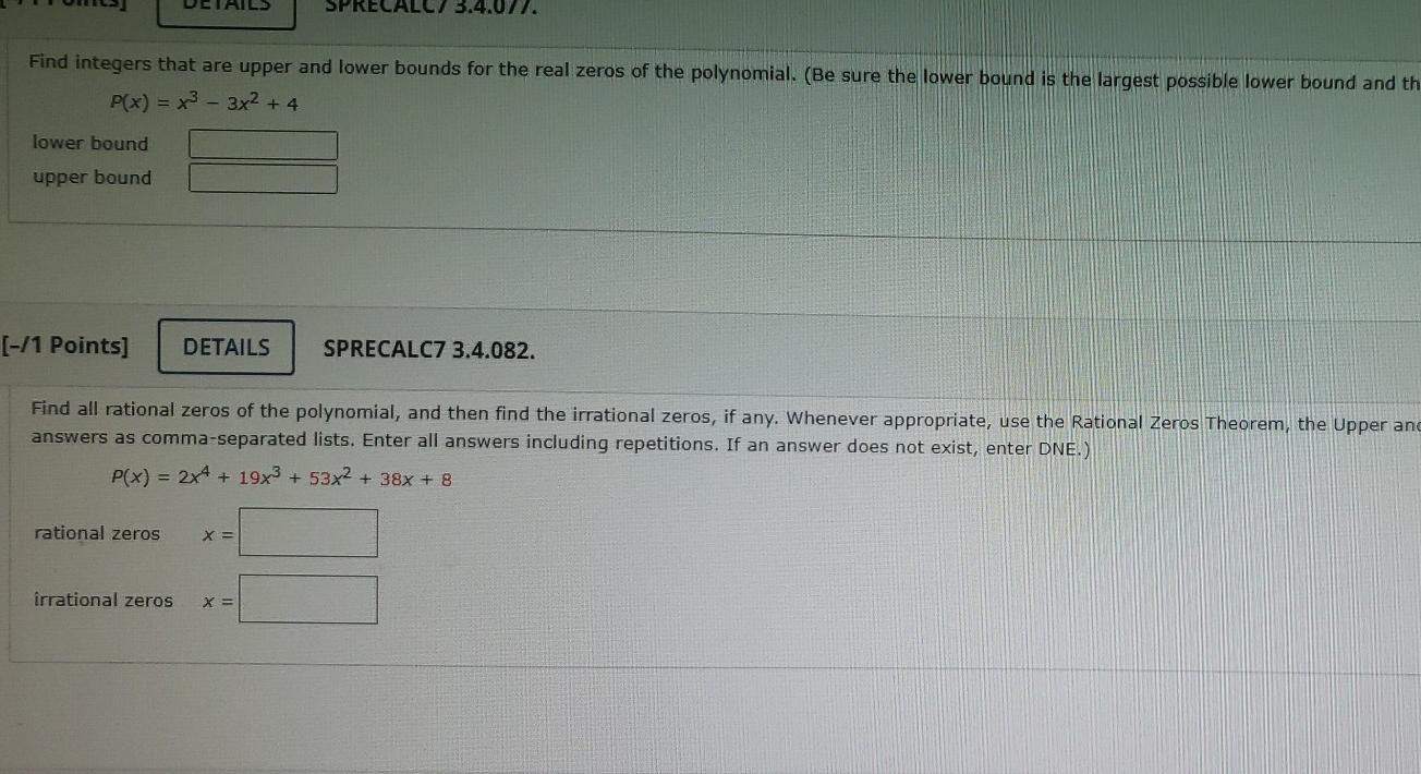 Solved Find integers that are upper and lower bounds for the | Chegg.com