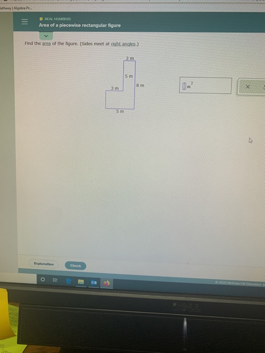 Solved thay Algebra = REAL NUMBERS Area of a piecewise | Chegg.com