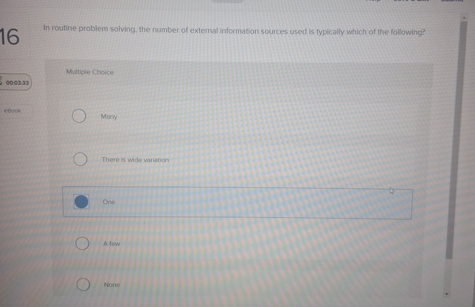 Solved 16In routine problem solving, the number of external | Chegg.com