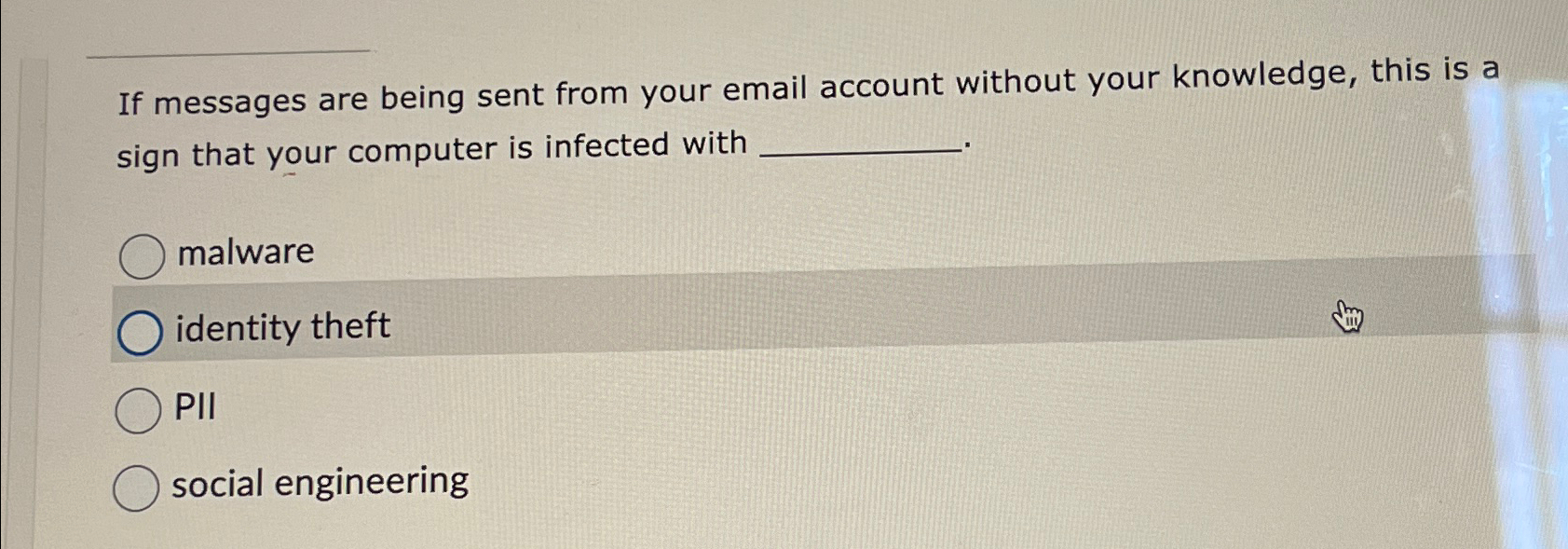 Solved If messages are being sent from your email account | Chegg.com