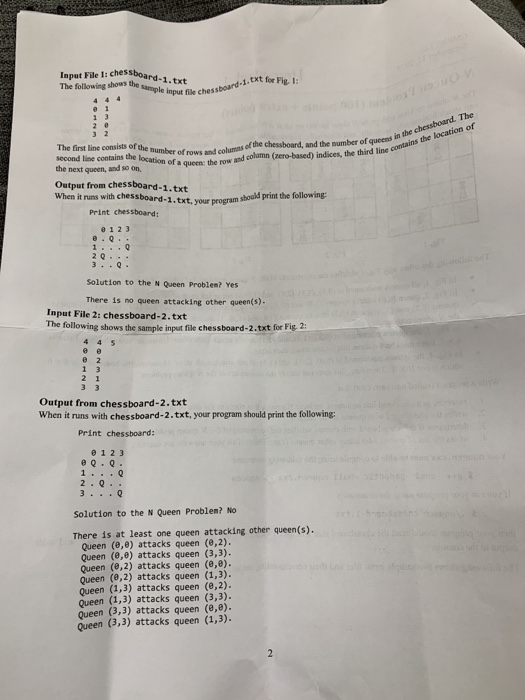 Solved N Queen Problem (100 points + extra points) The N | Chegg.com