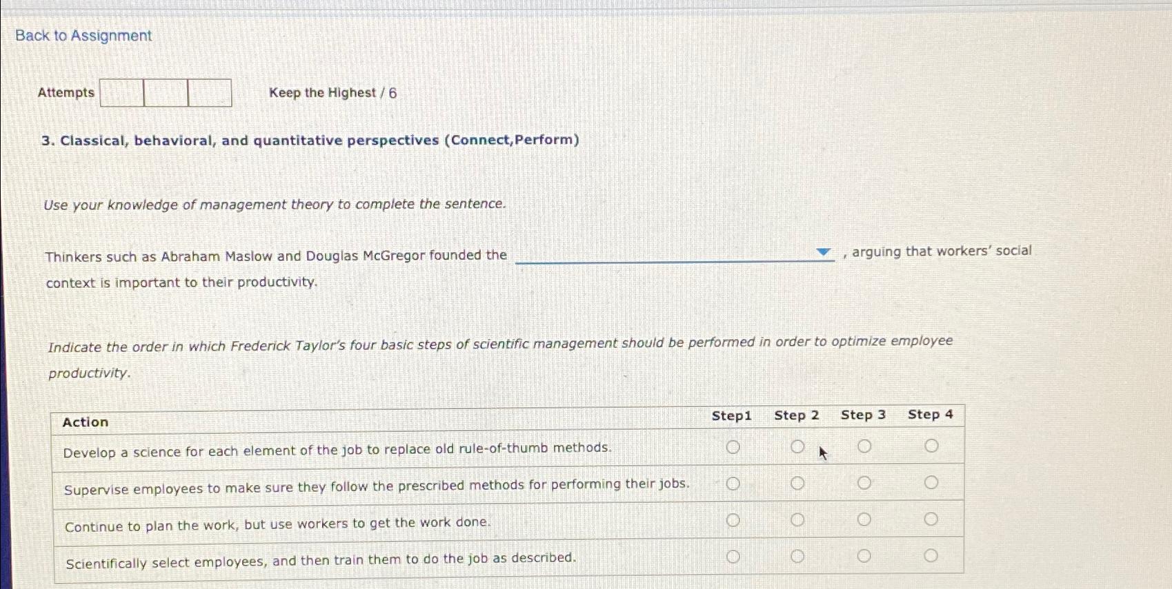 Solved Back to AssignmentAttemptsKeep the Highest / 63. | Chegg.com
