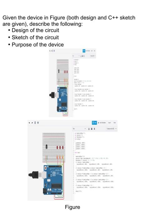 Given the device in Figure (both design and C++ | Chegg.com