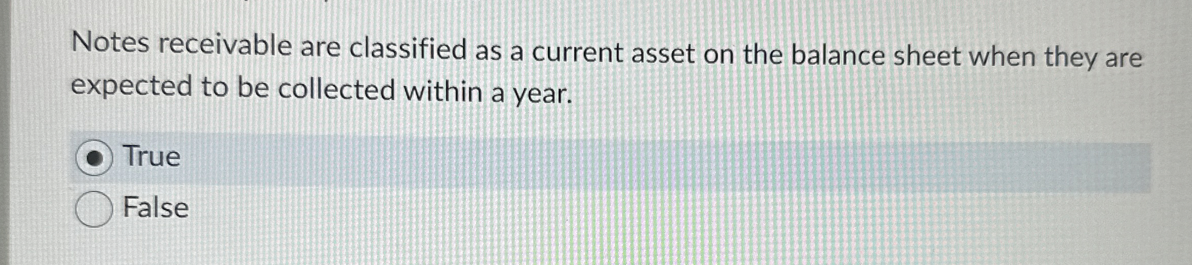Solved Notes receivable are classified as a current asset on | Chegg.com