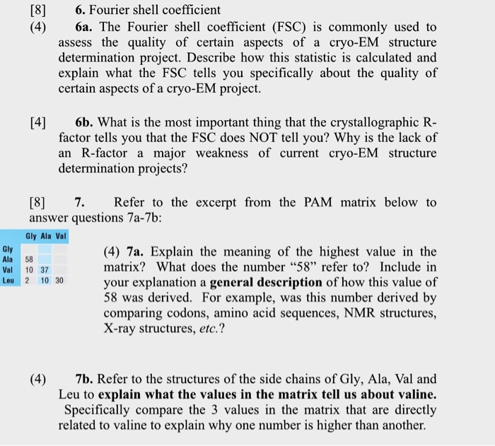 6. Fourier shell coefficient 6a. The Fourier shell | Chegg.com