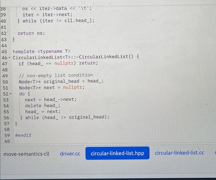 Solved In this programming problem, you will implement move | Chegg.com