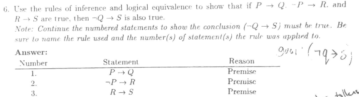 Solved Use the rules of inference and logical equivalence to | Chegg.com
