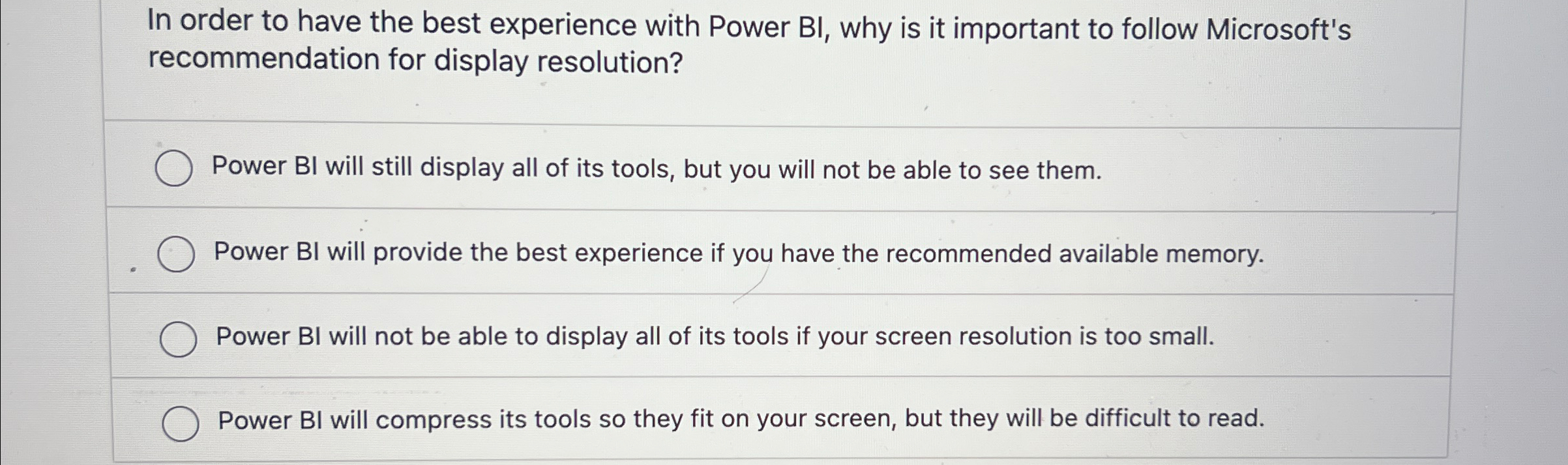 Solved In order to have the best experience with Power BI, | Chegg.com