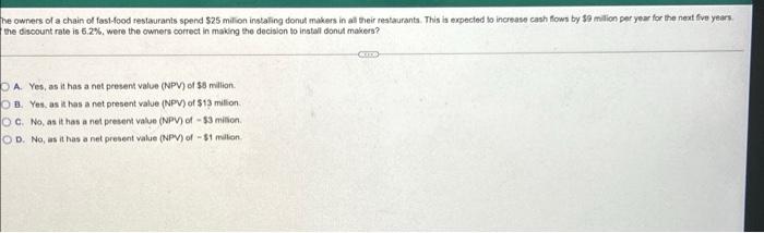 Solved The owners of a chain of fast-food restaurants spend | Chegg.com