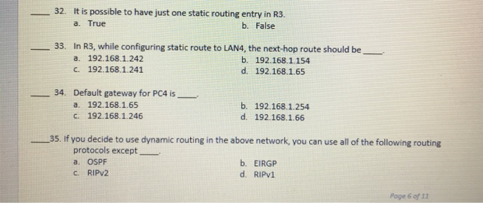Solved 1. Basic routing protocols such as RIP version 1 and | Chegg.com