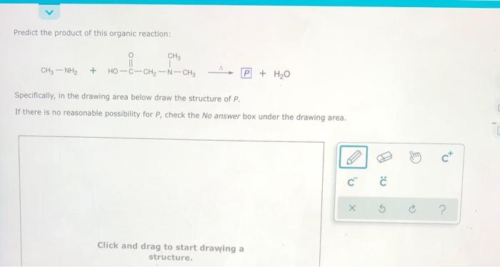 Solved What is the missing reactant in this organic | Chegg.com