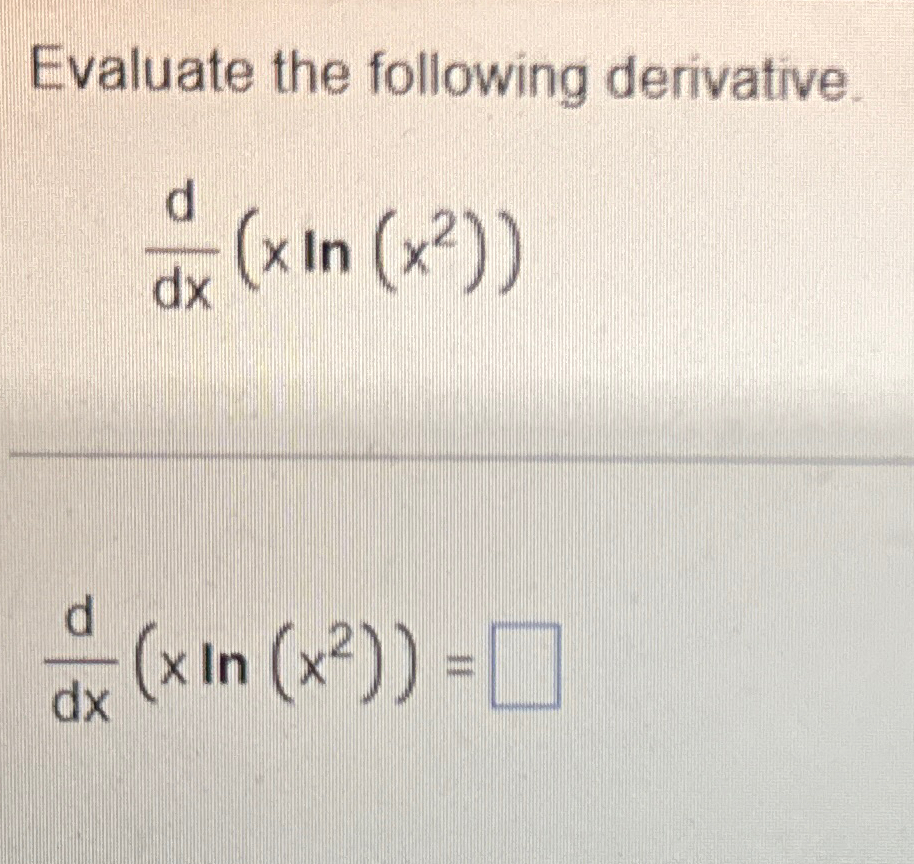 Solved Evaluate the following | Chegg.com
