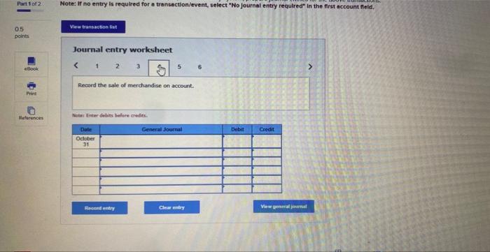 Solved Journal entry worksheet Record any necessary | Chegg.com