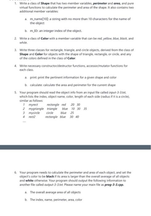 Solved write one c++ program for the following question. | Chegg.com