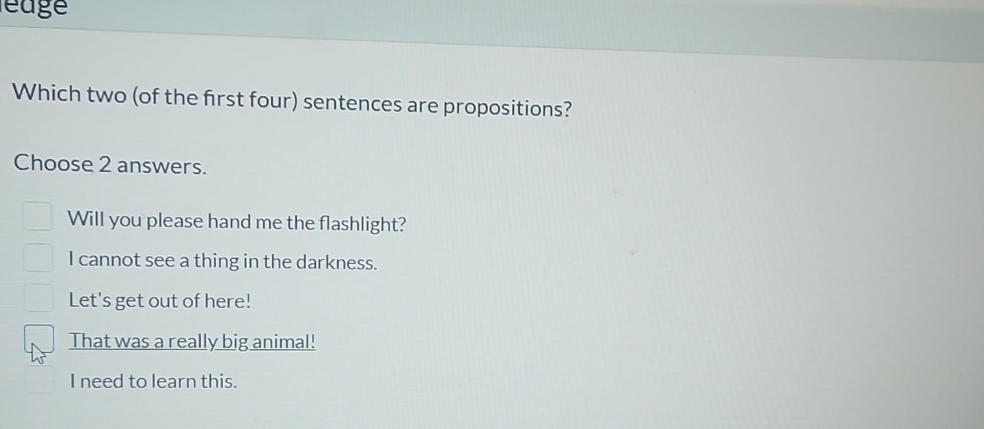 Which two (of the first four) sentences are | Chegg.com
