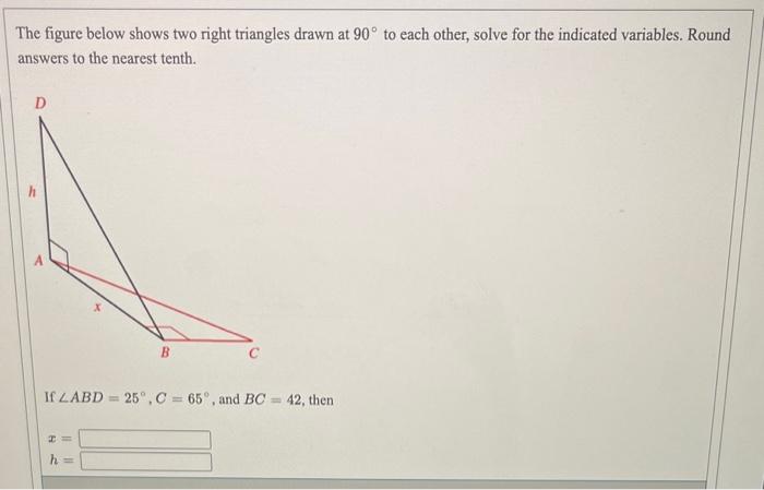 Solved This problem refers to a right triangle ABC with | Chegg.com