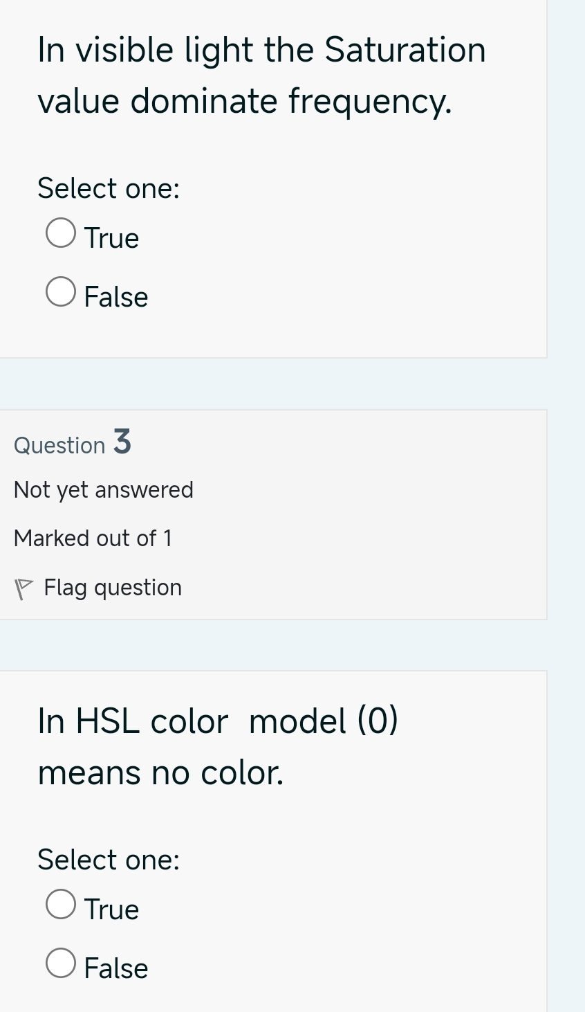 Solved In visible light the Saturation value dominate | Chegg.com