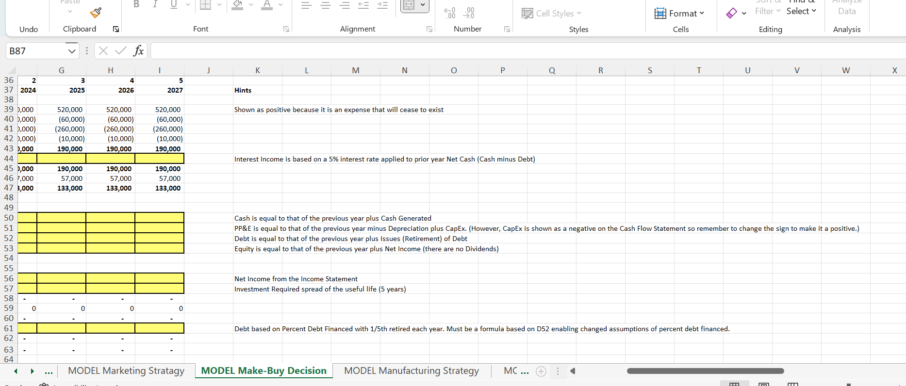 Below we present a Excel Data Table. The Excel | Chegg.com