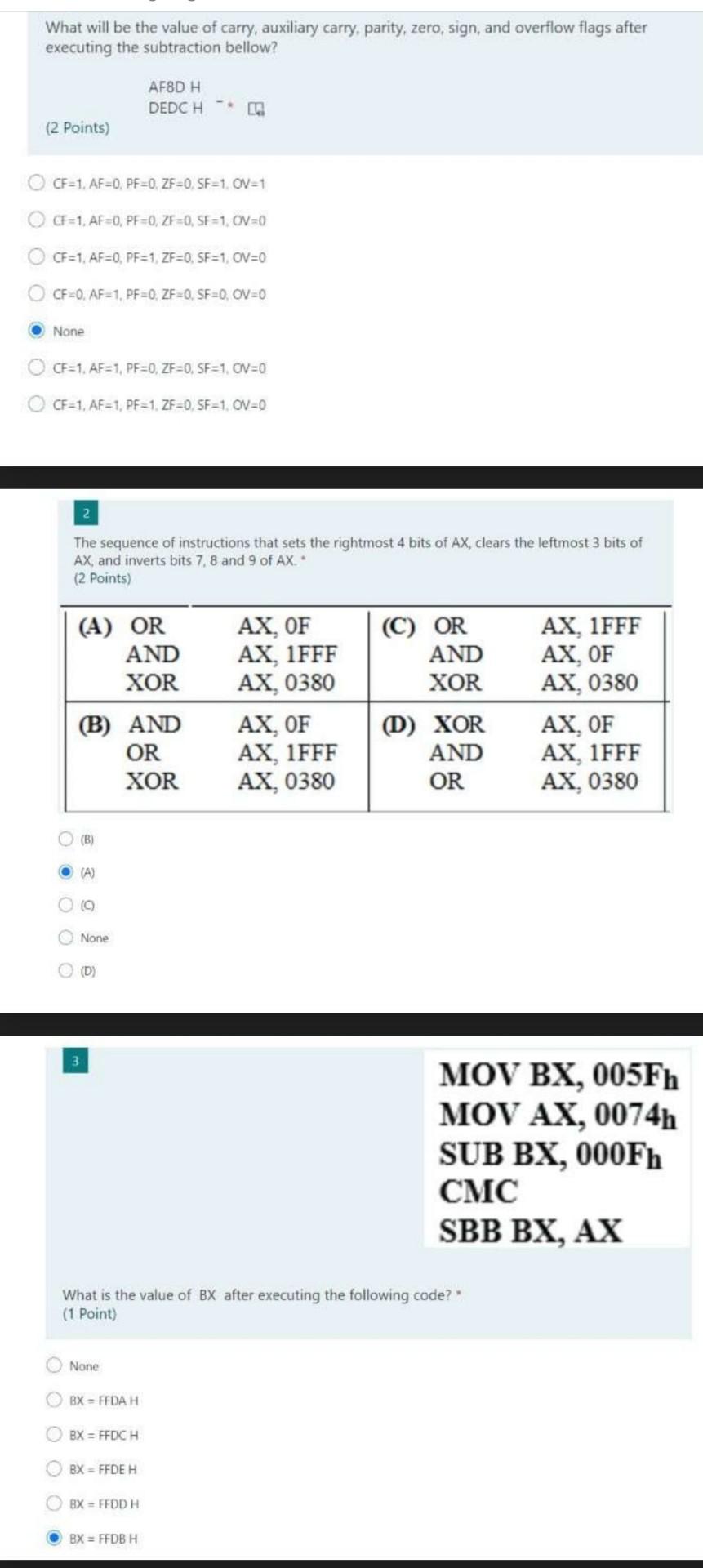 Solved What Will Be The Value Of Carry Auxiliary Carry 