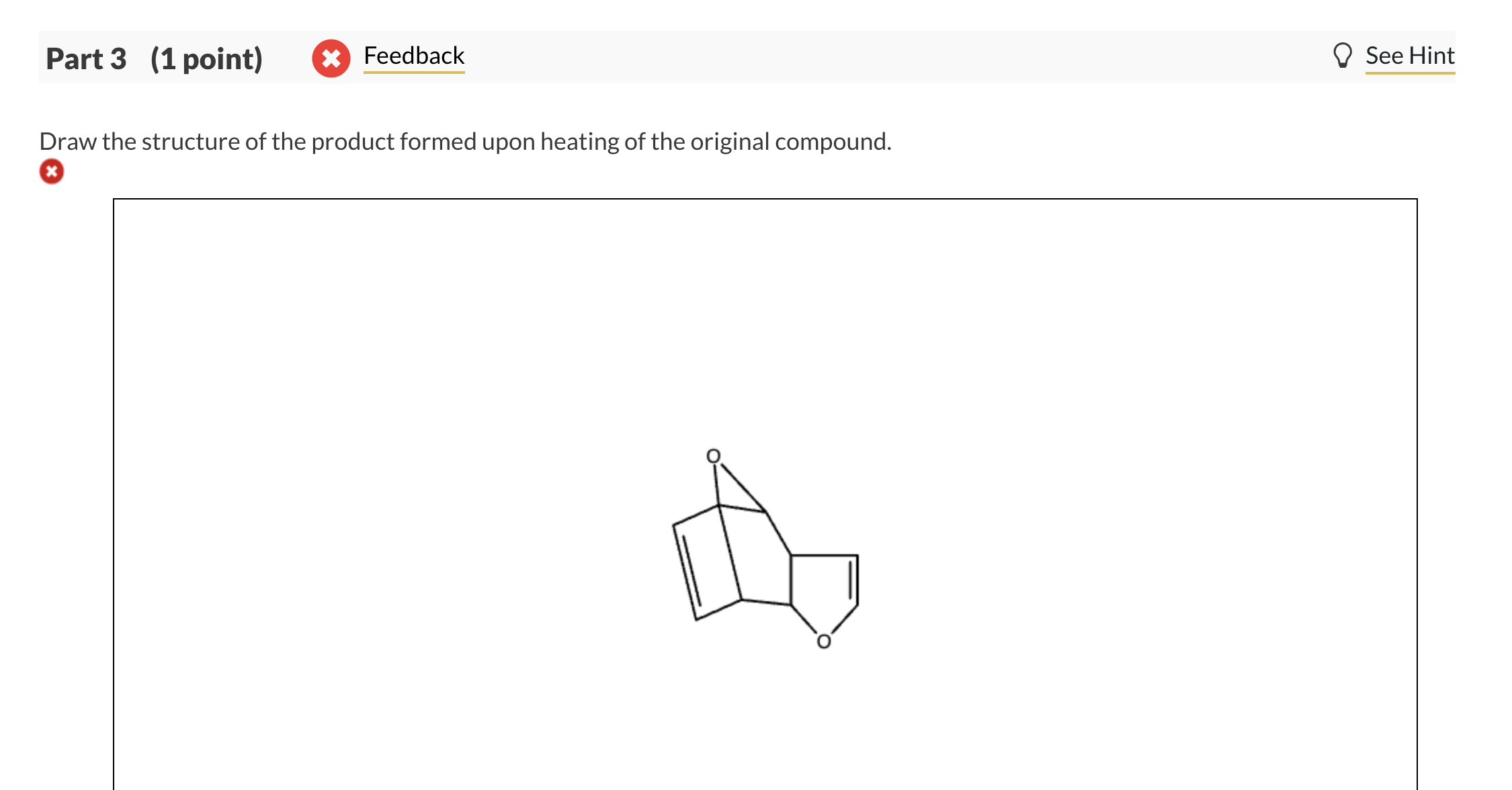 Part 3 (1 ﻿point)Draw the structure of the product | Chegg.com