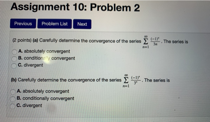 Solved Assignment 10 Problem 1 Previous Problem List Next 8841