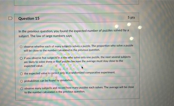 Solved In the previous question, you found the expected | Chegg.com