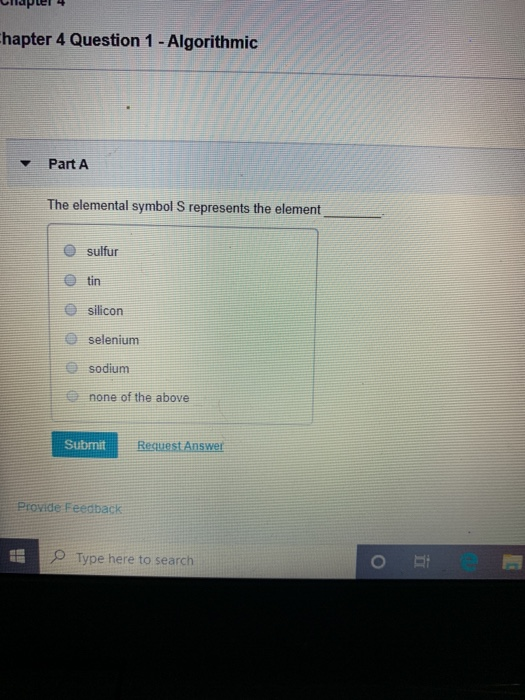 Solved Chapter 4 Question 1 - Algorithmic Part A The | Chegg.com
