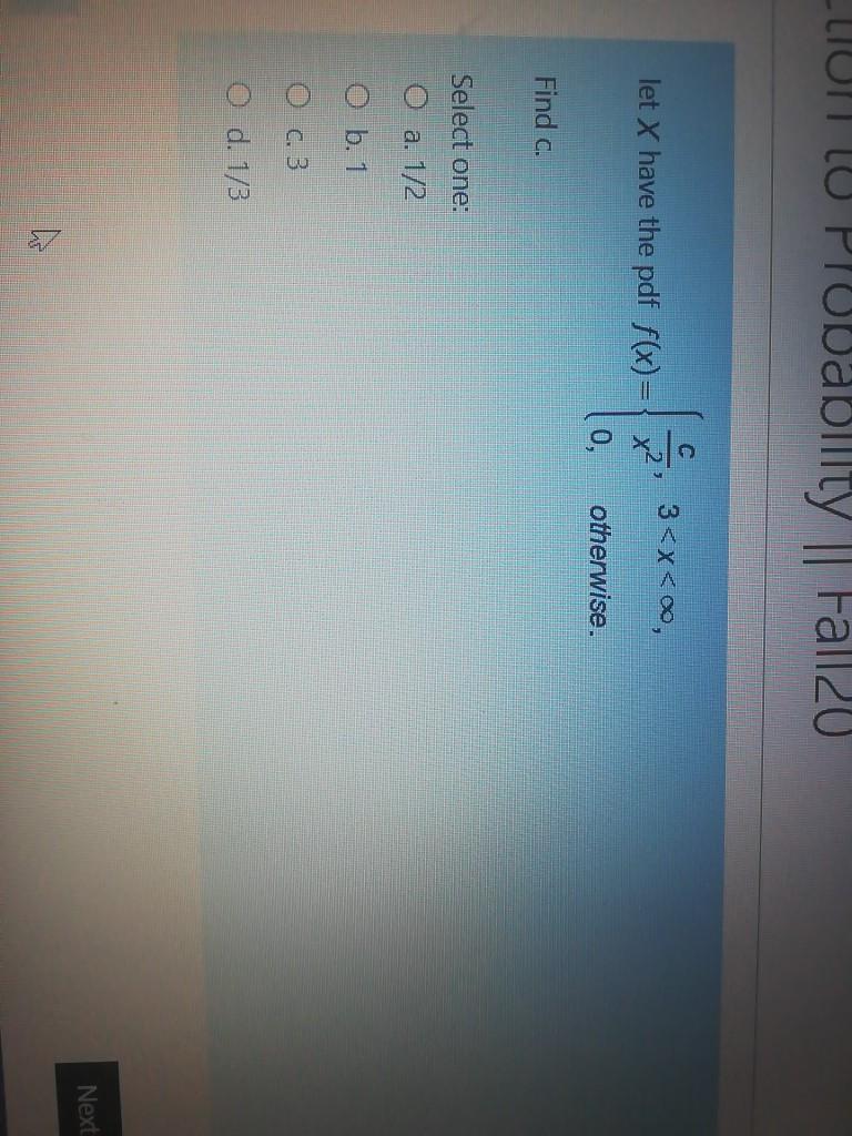 Solved LIUM LU Probability | Fal 20 3 | Chegg.com
