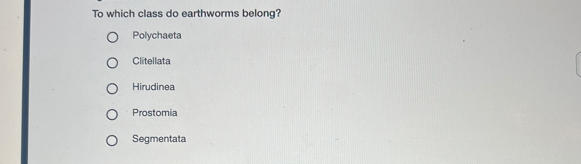 Solved To which class do earthworms | Chegg.com Solved To which class do earthworms | Chegg.com